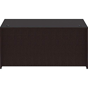 Lorell Essentials Desk Shell, 60" x 30" x 29.5", Espresso
