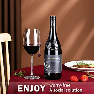 WEESIGEI Wine Filter Sulfite Purifier: Wine Filters Remover Histamines Sulfite - Alleviates headaches Prevent Wine Sensitivities (24 Packs)