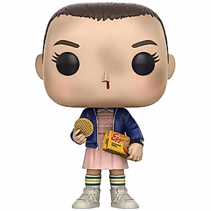 POP Eleven with Eggos: Funko x Stranger Things Vinyl Figure with Free Protector!