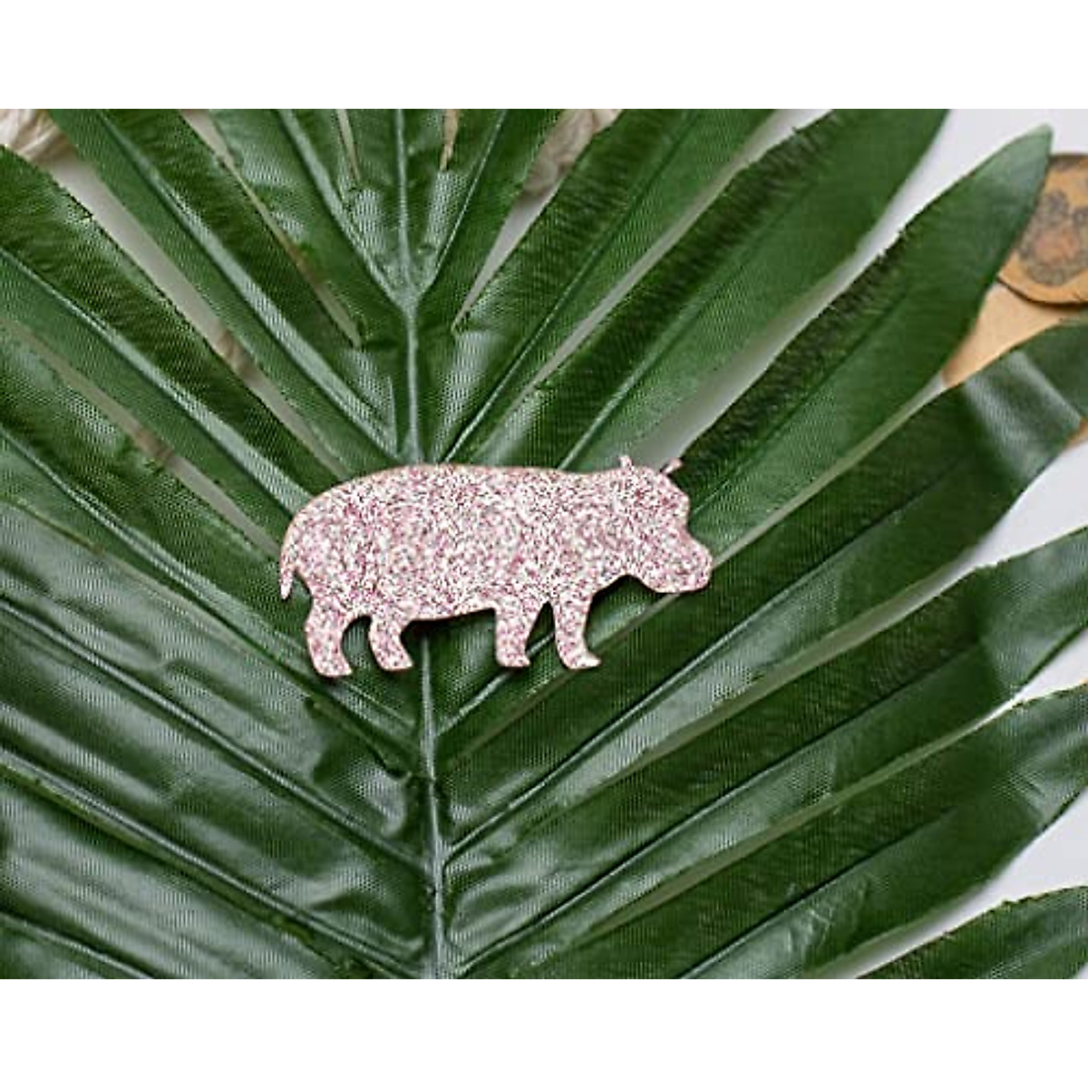 Pink Safari Baby Shower Decorations for Girl, Pink Wild One Party Supplies, Animal Confetti 525 pieces