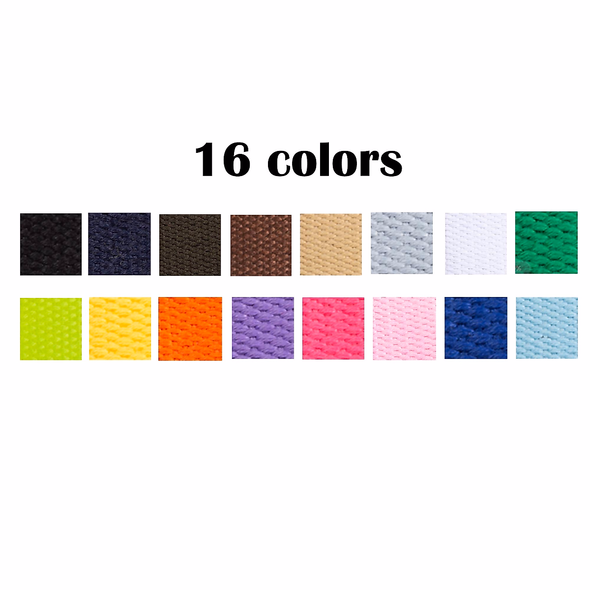 Mile High Life Cut To Fit Canvas Web Belt Size Up to 52" with Flip-Top Solid Black Military Buckle (Yellow)