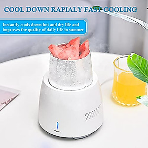 HSTYAIG Portable Mini Refrigerator Electric Summer Drink Cooler Kettle Drink Instant Quick Cooling Cup Home Office Cold Drink Machine Small Appliance Kettle (Traditional)