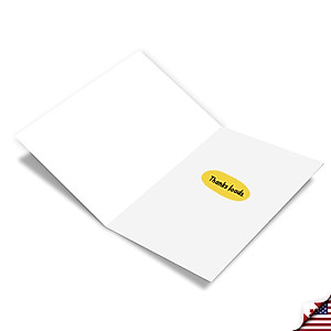 NobleWorks, Funny Thank You Paper Card with 5 x 7 Inch Envelope (1 Card) Gratitude Dump C10861TYG