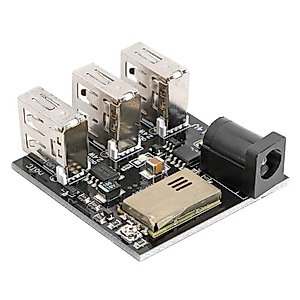 Gump's grocery 9V/12V to 5V 8A USB Power Bank Step-Down Boost Module Mini 3 USB Charging Module
