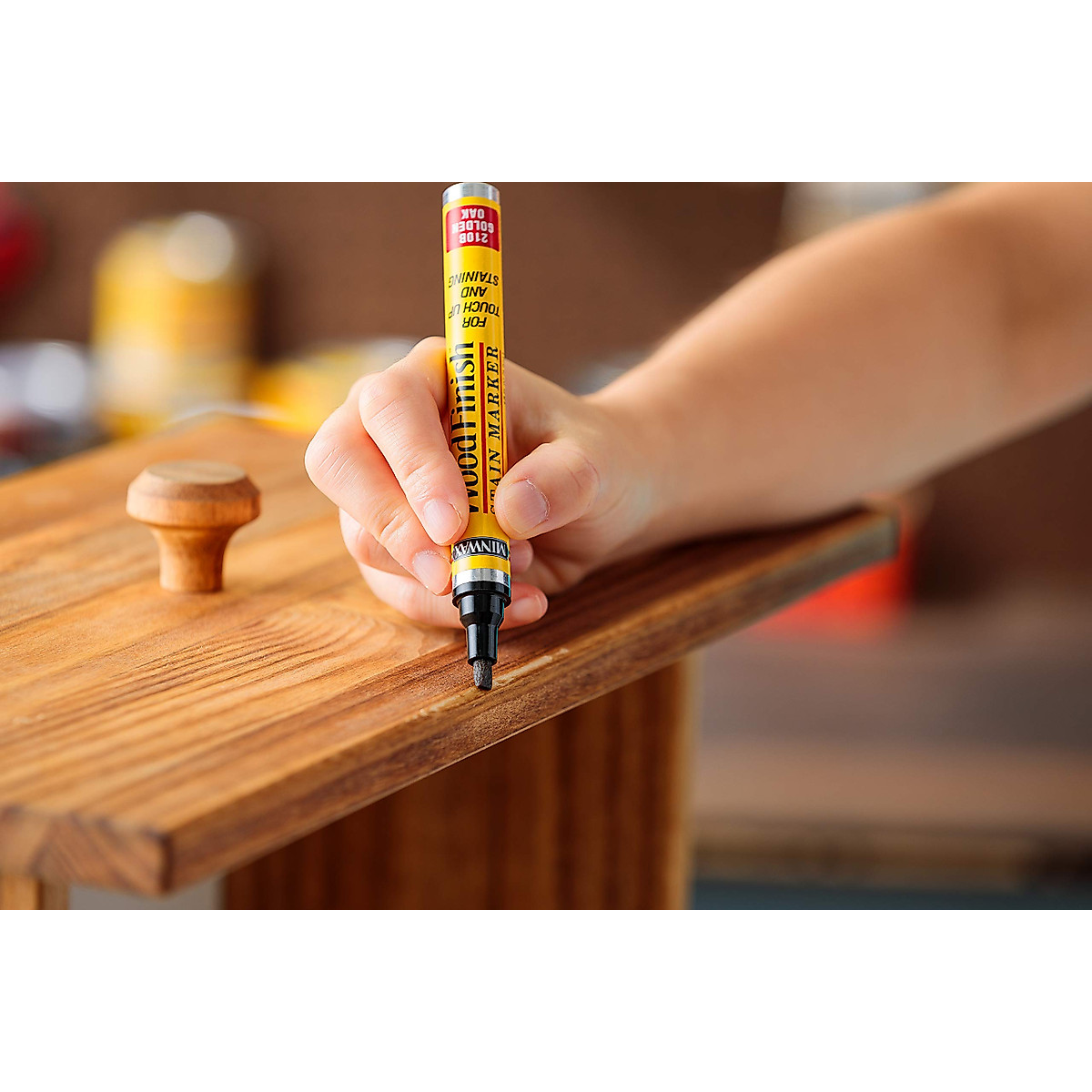 Minwax 63487000 Wood Finish Stain Marker, Dark Walnut