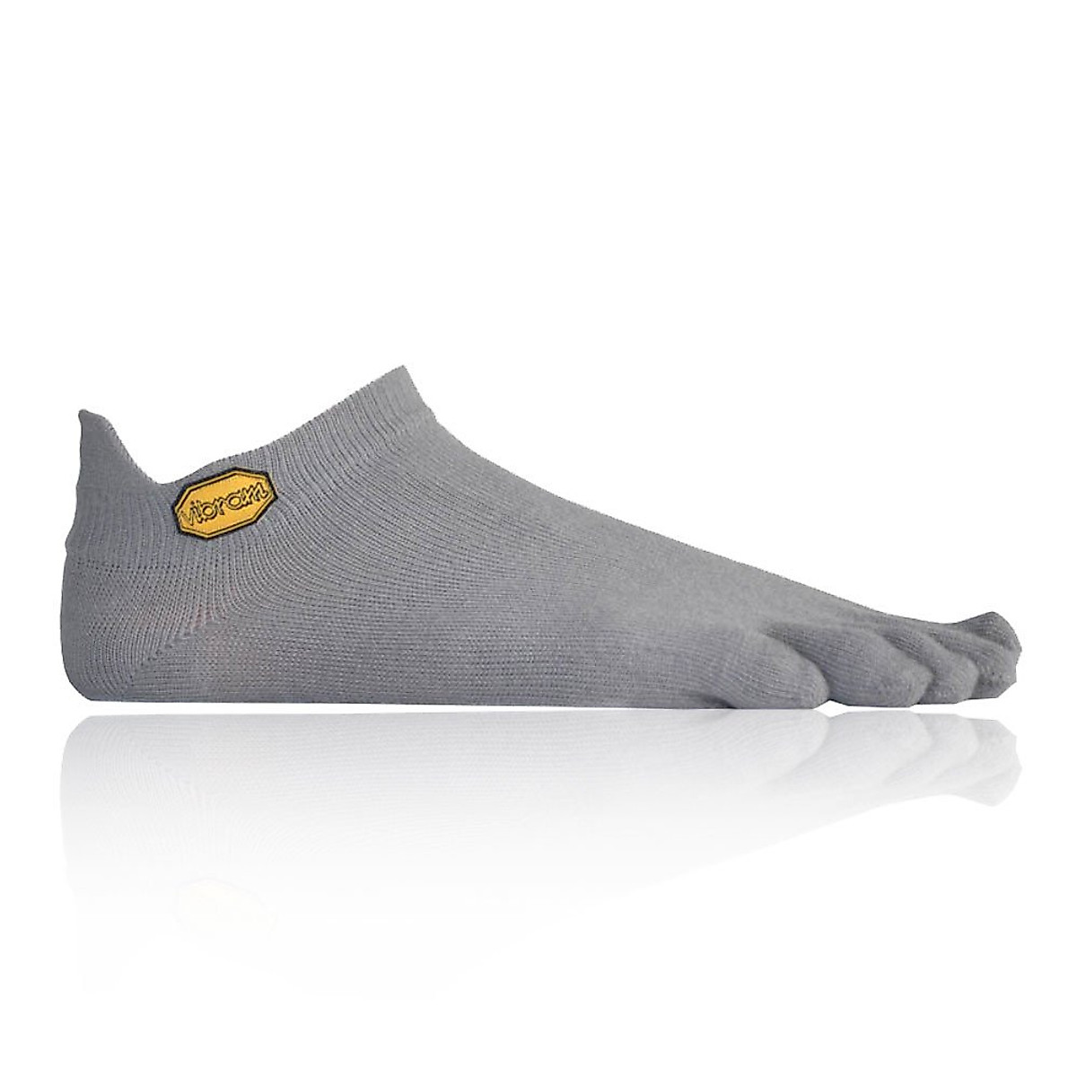 Vibram FiveFingers Athletic No-Show Toe Socks - SS19 - Medium - Grey