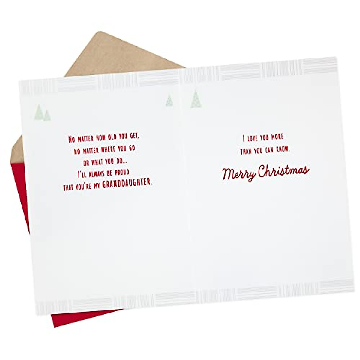 Hallmark Christmas Card for Granddaughter (Snowy City)