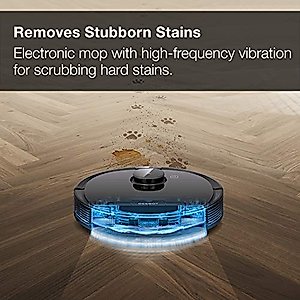 ECOVACS Deebot OZMO Pro Mopping System with Scrubbing Feature for Deebot T8 and T8 AIVI Robot Vacuum Cleaner and Mop, Over 2,000 sqft of Mopping (Add-on Accessory)