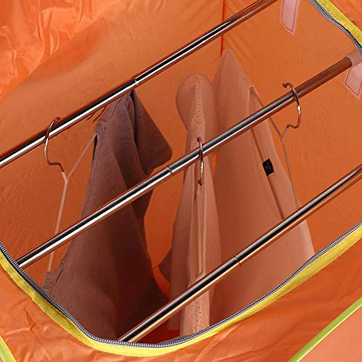 Junluck Clothes Dryer, 800W Portable Folding Electric Air Drying Clothes Dryer Clothing Dryer Heater Drying Rack Cover Laundry Clothes Dryer Heater for Home & Dorms(US)