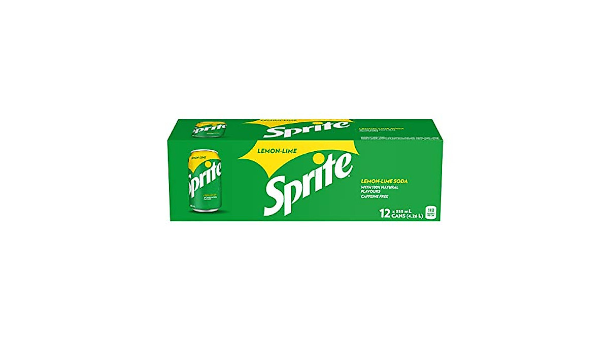Sprite Lemon Lime Soda - Refreshing Canadian 12-Pack