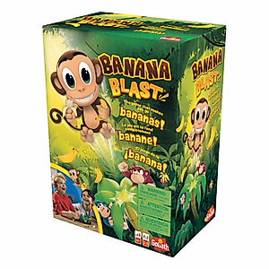 Goliath Banana Blast - Pull The Bananas Until The Monkey Jumps Game - Trilingual , Green