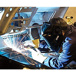 Eastwood Large View Auto Darkening Welding Helmet Mask Adjustable Headband Comfortable - L6700