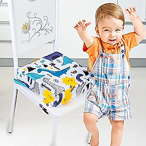 Toddler Booster Seat for Dining Table, Portable Increasing Cushion for Boys