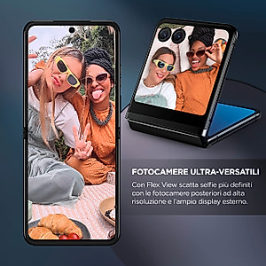 Motorola Razr 40 Ultra Dual-Sim 256GB ROM + 8GB RAM (GSM Only | No CDMA) Factory Unlocked 5G Smartphone (Black) - International Version