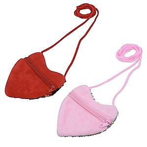 ZGMYC (Pack of 2, Little Girls Glitter Reversible Sequins Crossbody Purse Mini Shoulder Bag Satchel