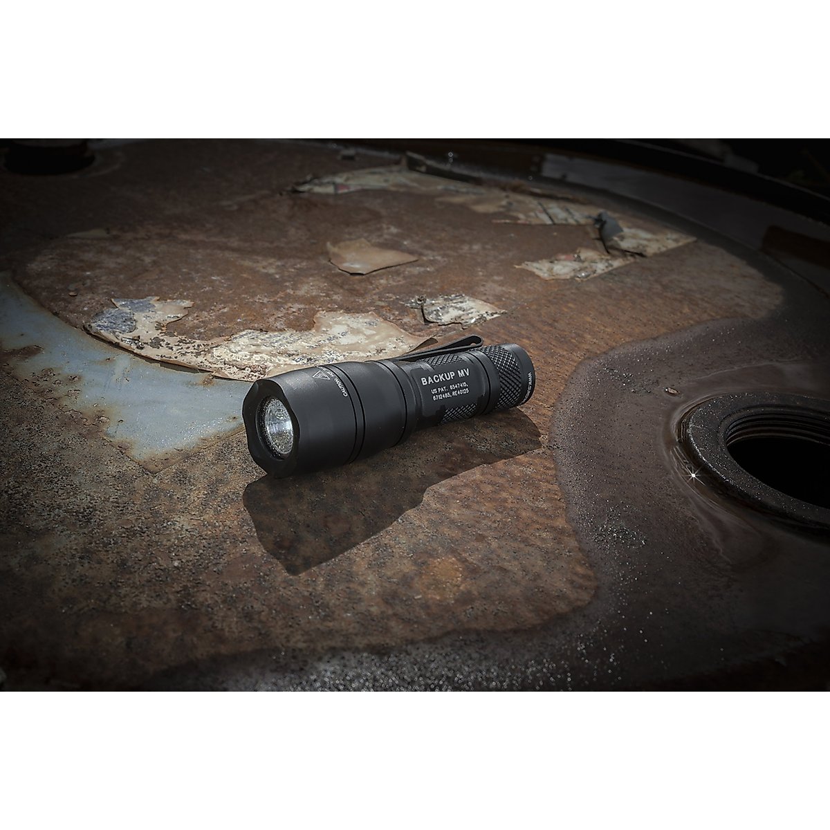 SureFire E1B-MV Backup Flashlights with Dual Output LED with MaxVision Beam Technology, Black
