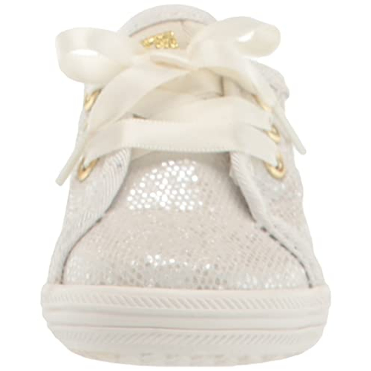 Keds Kids Baby Kickstart Crib Celebrations Sneaker, Ivory, 3 US Unisex Infant