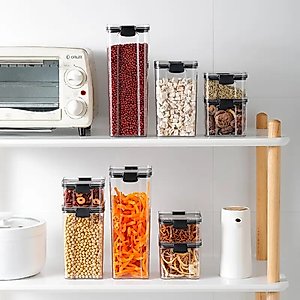 Generic Kitchen Storage Containers BPA Free Plastic Canister Sets food storage containers with lids, PBJ-01