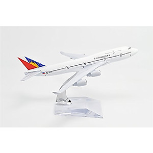 TANG DYNASTY(TM 1:400 16cm B747-400 Philippine Airlines Metal Airplane Model Plane Toy Plane Model