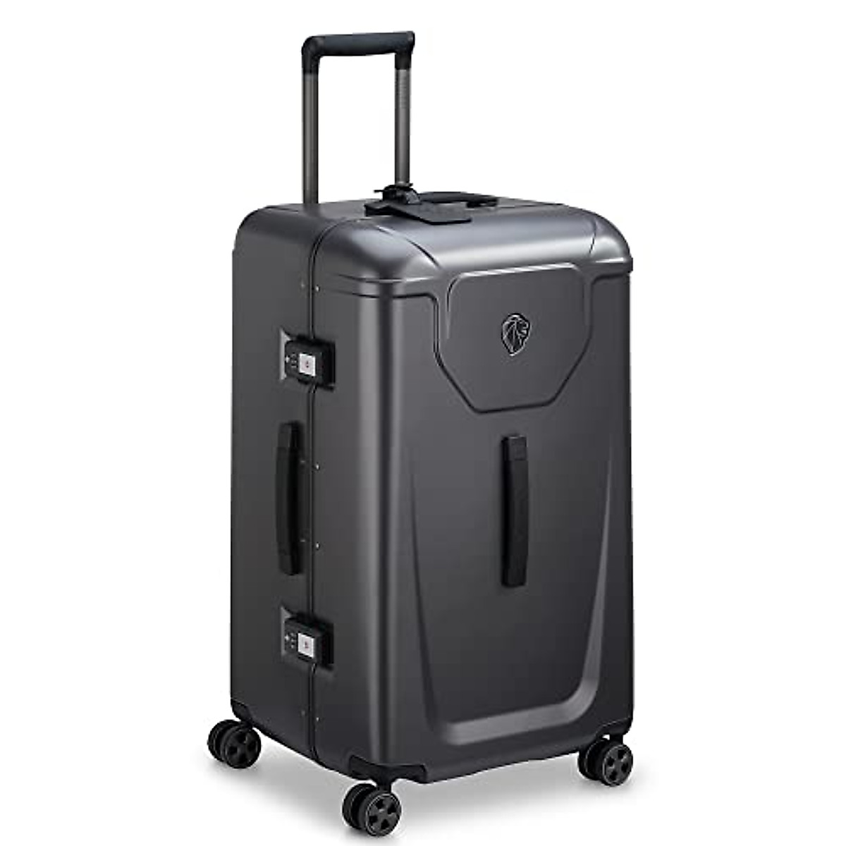 PEUGEOT Voyages Hardside Luggage with Spinner Wheels, Anthracite, 26 Inch Trunk