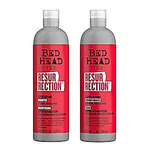 Bed Head by TIGI Shampoo & Conditioner For Damaged Hair Resurrection Infused With The Resurrection Plant 2 x 25.36 fl oz