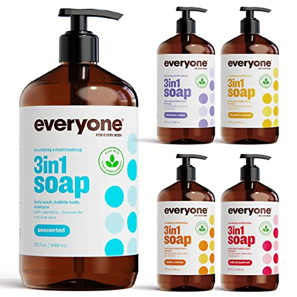 Everyone for every body Soap, Lavender & Aloe - 32 Ounce (EO20203)