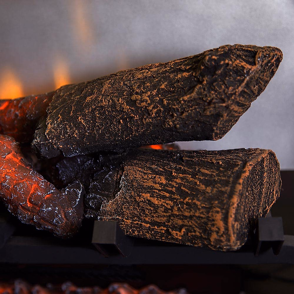 Dimplex Revillusion® 25" Plug-In Log Set (Model: RLG25), 5118 BTU, 120 Volt, 1500 Watt, Black