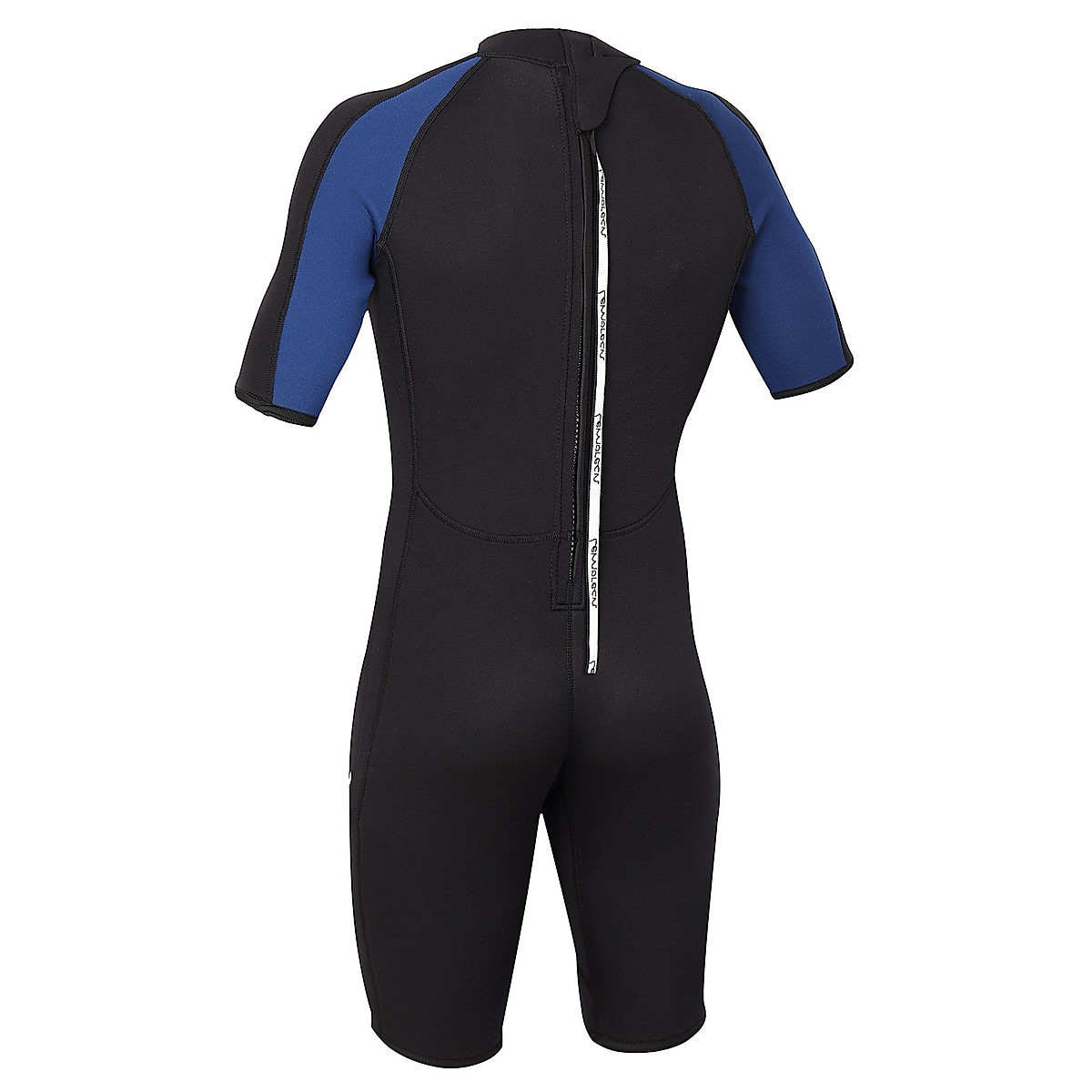Lemorecn Wetsuits Adult's Premium Neoprene Diving Suit 3mm Shorty Jumpsuit (3035blackblueL)