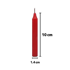 AuraDecor Pack of 14 Stick Candles || Especially Meant for Healing , Chakras, Ritual Candles , Decoration, Lighting , Home Decor || Burning Time 3 to 4 Hours Each