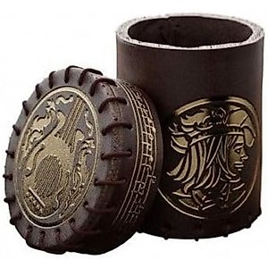 Q WORKSHOP 197499 Cwda102 Leather Cup Nuts The Witcher Dandelion Pegasus Friend, Multi-Coloured