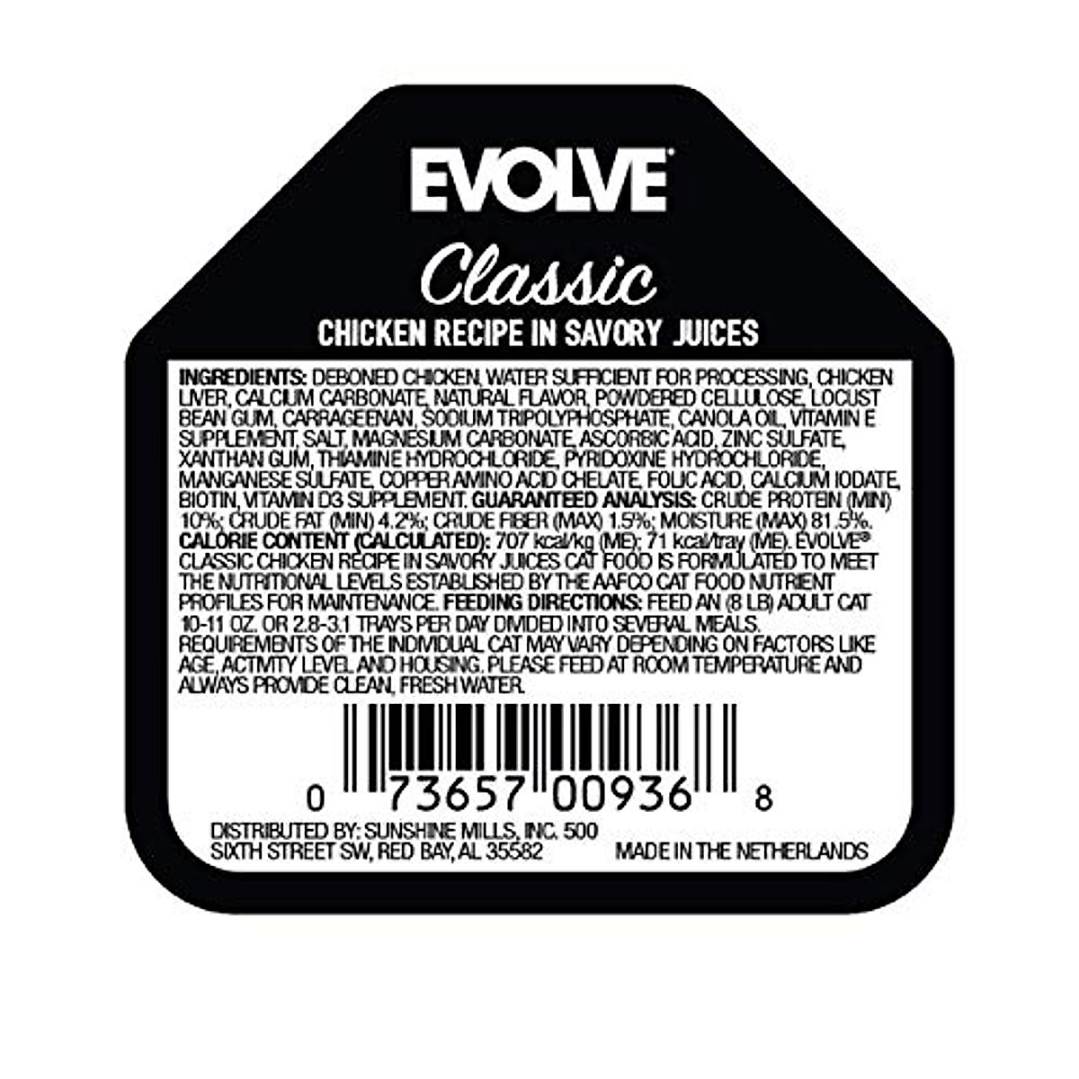 Evolve Classic Crafted Meals Chicken Recipe Cat Food (Pack of 15)