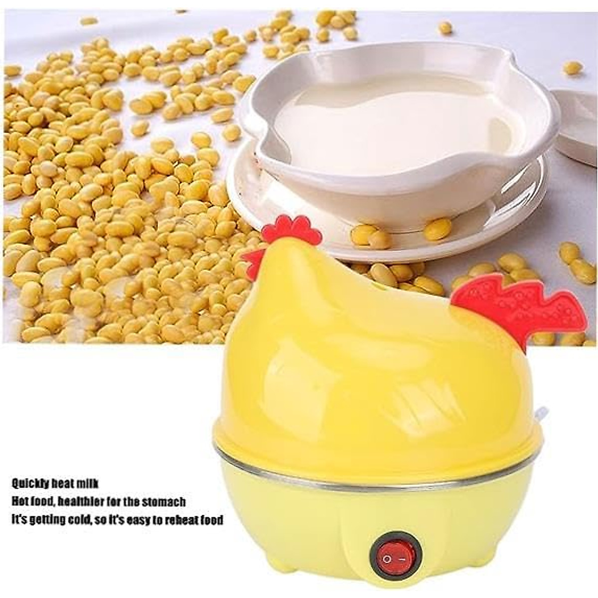 Multifunctional Kitchen Appliance: Rapid Egg Cooker with Automatic Shut Off - Breakfast Machine for Effortless Egg Cooking
