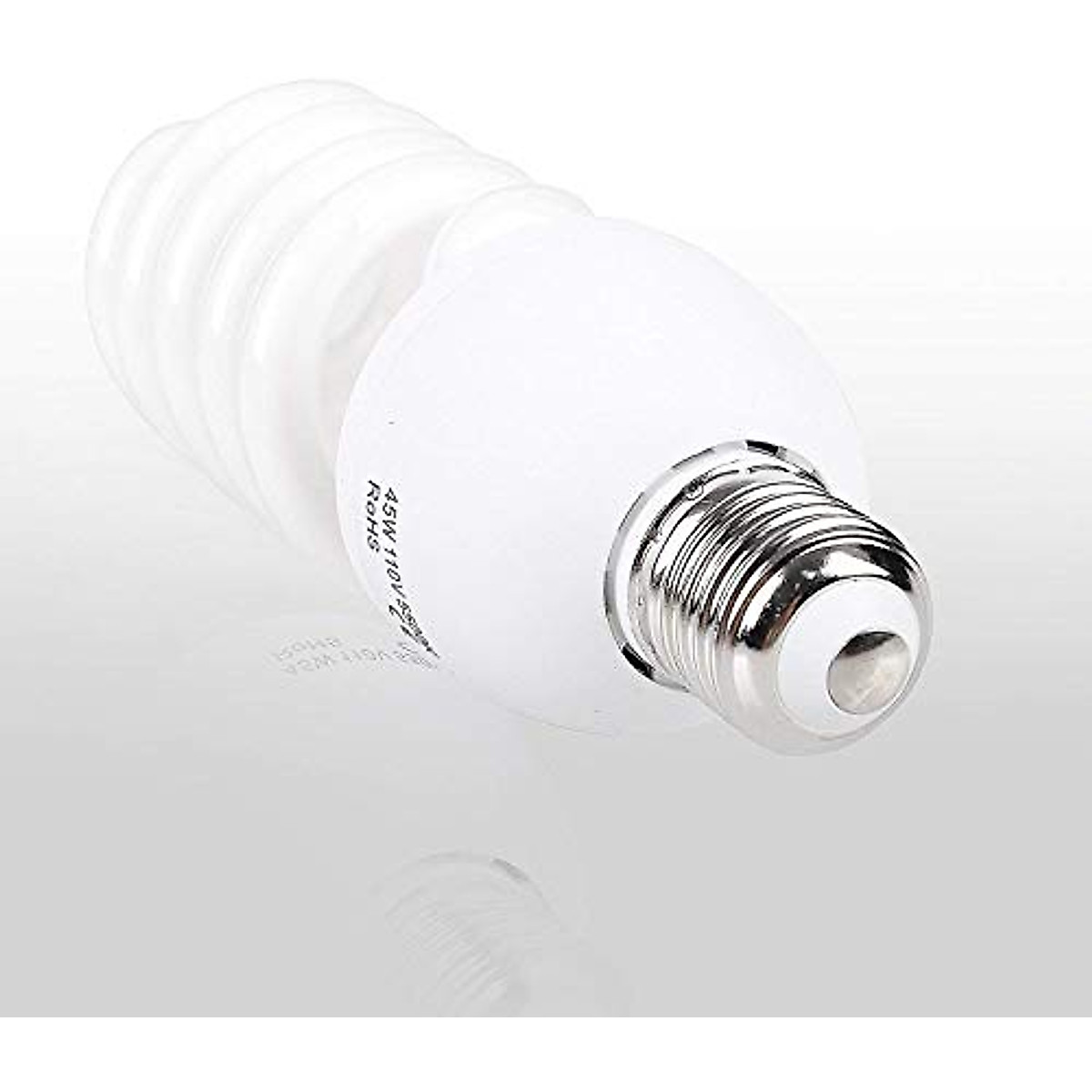 SLOW DOLPHIN Photo CFL Full Spectrum Light Bulb, 45W 5500K CFL Daylight Photography Photo Video Studio Lighting