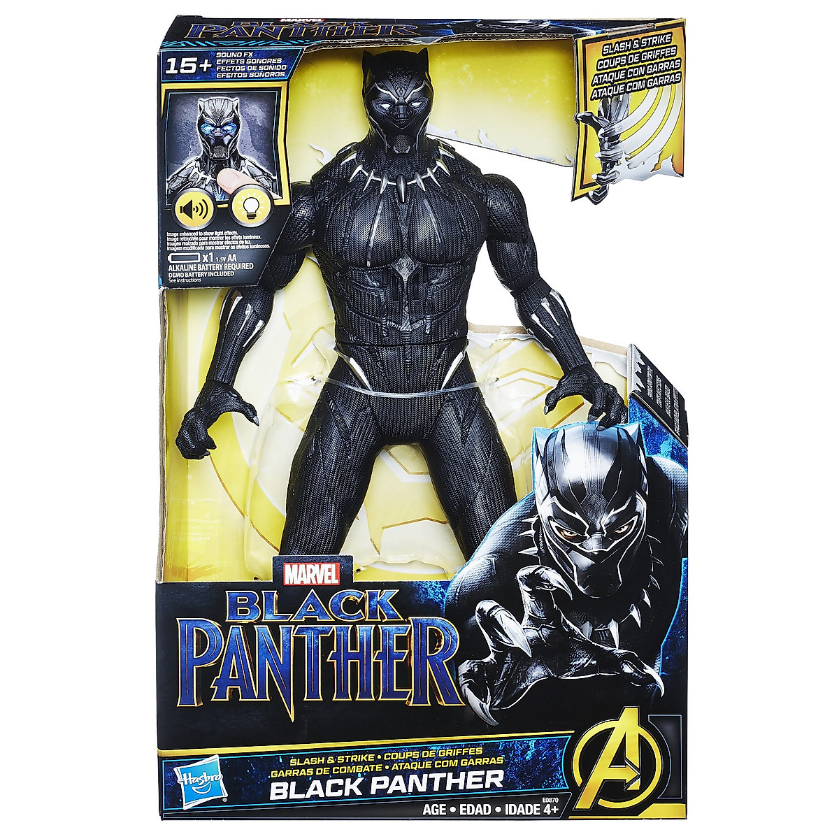 Hasbro Collectibles - Black Panther Hero Slash and Strike Figure(Marvel)