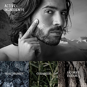 Mens Face Moisturizer Cream, Mens Anti Aging Face Cream, After Shave Facial Lotion - Anti-Wrinkle Firming Eye Bags Treatment for Men, Vitamin B Collagen Licorice Extract, Day & Night Skin Care for Men