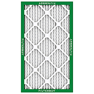 Filterbuy 14x30x1 Air Filter MERV 8 Dust Defense (1-Pack), Pleated HVAC AC Furnace Air Filters Replacement (Actual Size: 13.88 x 29.88 x 0.75 Inches)