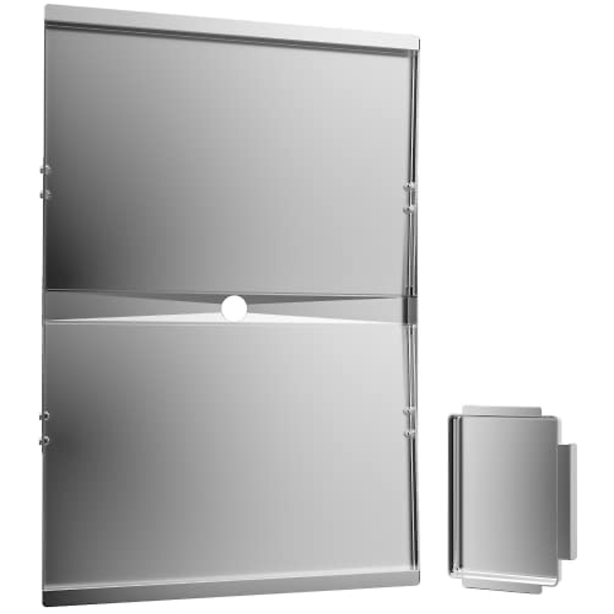 Vencino Stainless Steel Grill Grease Tray with Catch Pan - Universal Drip Pan for 4/5 Burner Gas Grill Models from Dyna Glo, Nexgrill, Expert Grill, BHG and More (24"-30")