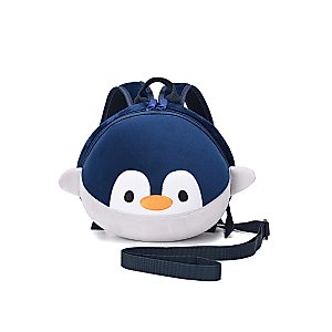 Toddler Backpack Leash for Baby,Child Backpack Harness,Cute Animal Backpack for Kid,Small Backpack Preschooler Leash(Penguin)