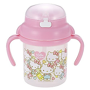 Hello Kitty 【Straw Mug】Baby Japan Import,200 Milliliter