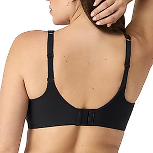 Bali Women's One Smooth U Ultra Light Illusion Neckline Underwire Bra, Black,36C