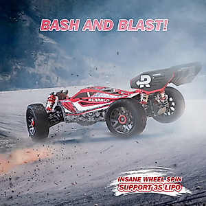 CROBOLL 1:14 Fast RC Cars for Adults 70+KMH Hobby RC Truck, 4WD Remote Control Car Off-Road Racing Buggy, Electric Vehicle Toy for Adults Kids with Oil-Filled Shock Absorbers