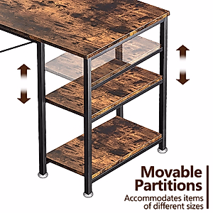LODREKE LShaped Desk Computer Desk, Double-Sided Computer Corner Table, Space-Saving Workstation, Modern Computer Gaming Desk, 23.6Wide Borderless Frame59”D x 59”W x 29.9”H