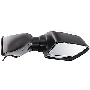 Kool Vue Passenger Side Power Heated Towing Mirror for Nissan Titan 2004-2015 With Memory Chrome With Towing Package