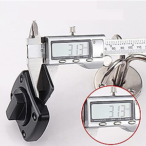 Sliding Door Lock bar barn Door Latch Hook-and-Eye Buckle Wooden Fence Door Lock Black Door Latch Lock Ship Window Lock Door latches Internal