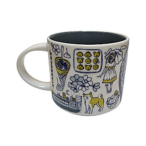 Starbucks Been There Series Tokyo Ceramic Coffee Mug, 14 Oz