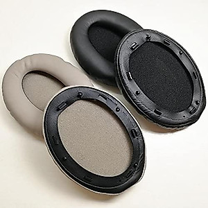 Replacement Ear Pads Cushions, Soft Earpads Cover Compatible for Sony WH-1000XM3 Noise-Cancelling Over Ear Headphones (Gold)