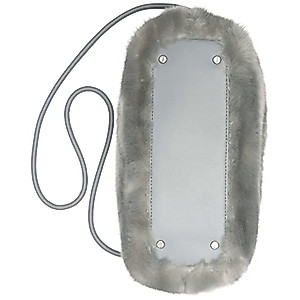 Calvin Klein Sienna Novelty Crossbody, Fawn Faux Fur