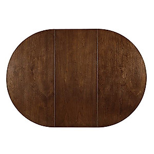 Malone Oval Dining Table Dark Walnut