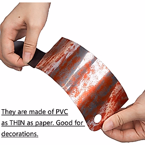 Halloween Party Decorations Bloody Banner: Horror Scary Garland Decor for Creepy Movie Theme Birthday Carnival Spooky Props Supplies, 4PCS