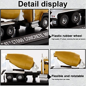 chengchuang 2 Pack 1:160 N Scale Alloy Construction Vehicles, Engineering Vehicle Model for N Scale Railroad, Train Set, Collection, Collections for Age 13+, Adults